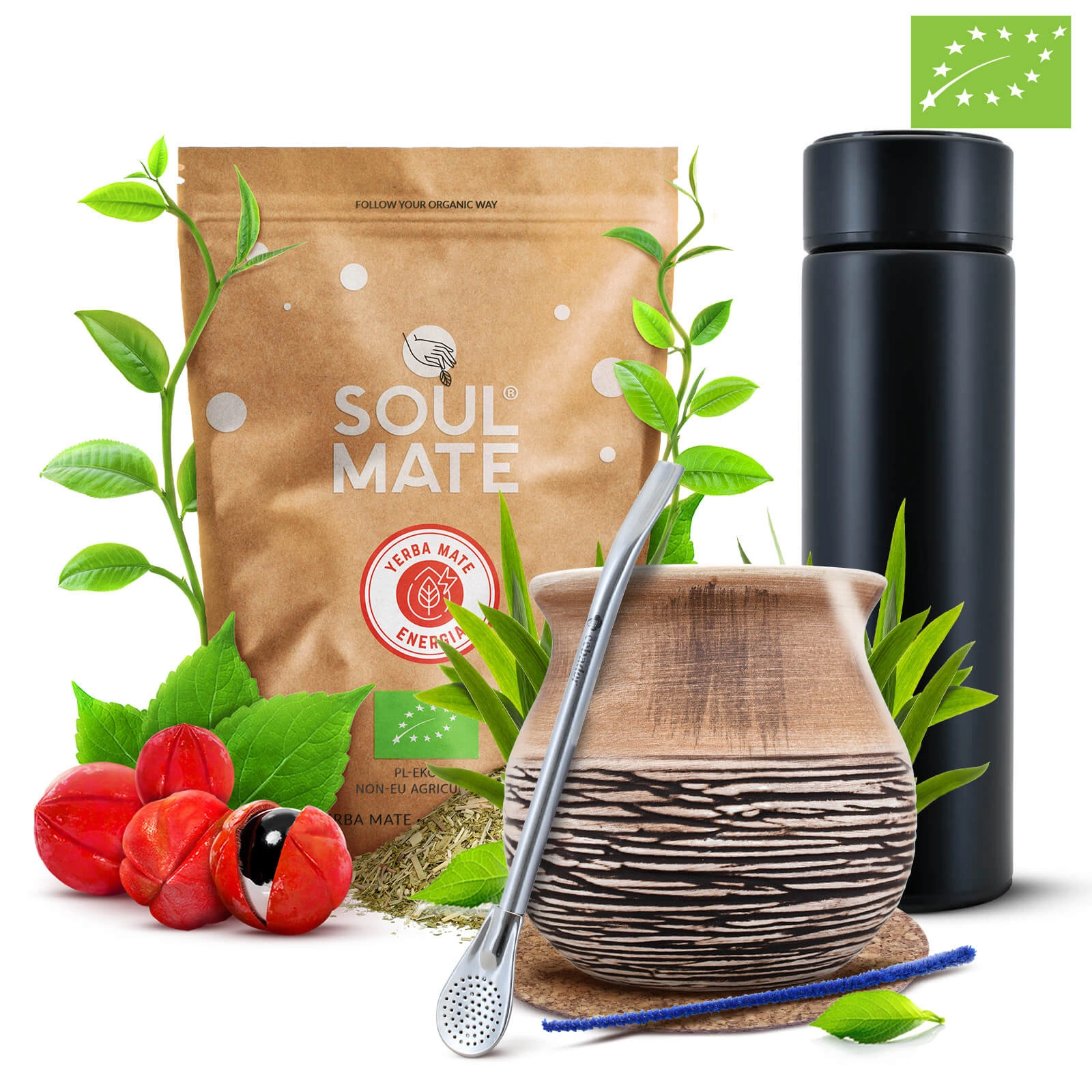 Set Yerba Yaguar Energia Mate Becher Volcano Yerbomos - Mate Tee Kaufen ...