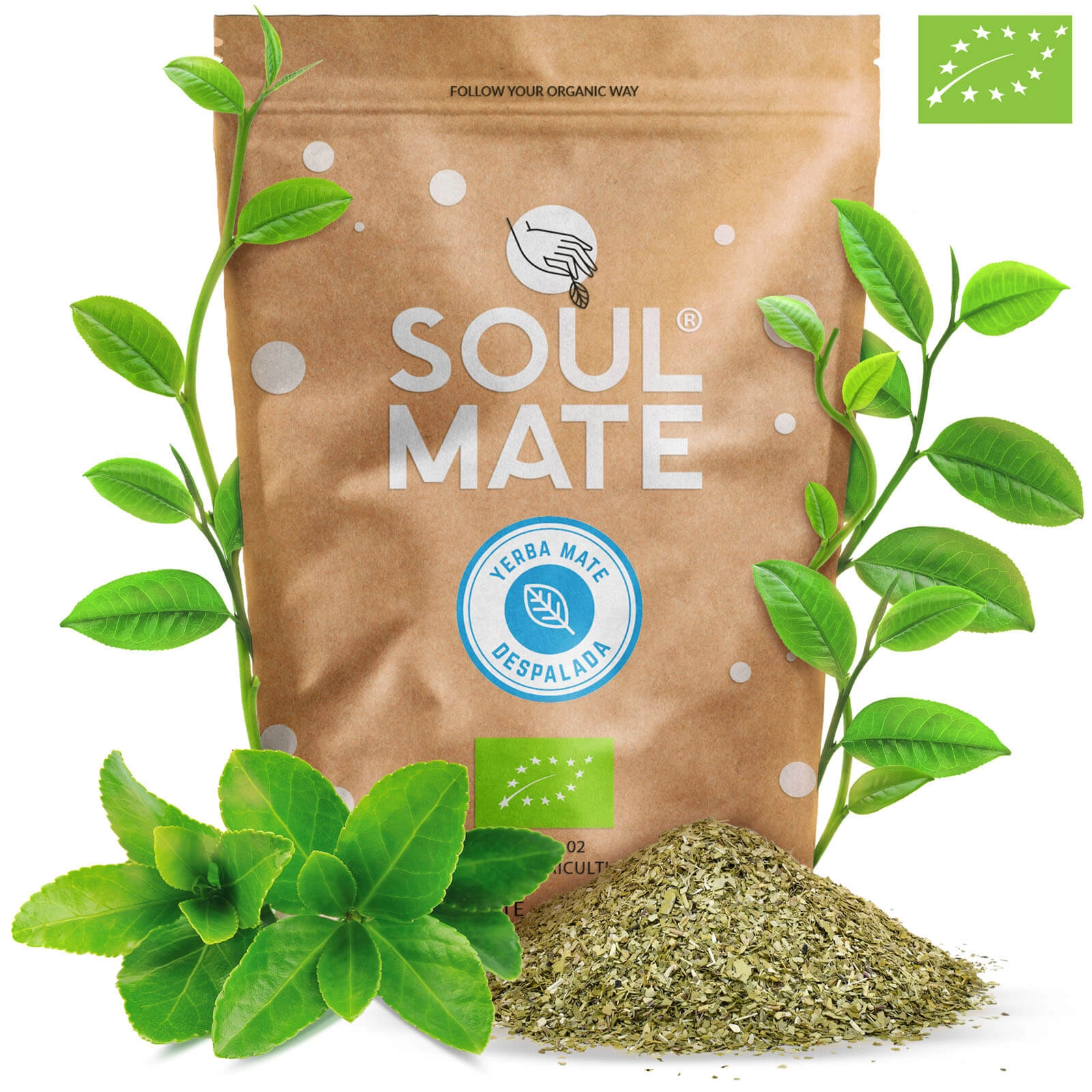 Soul Mate Orgánica Despalada 0,5 kg (bio) 500g \ Sin Humo Despalada ...