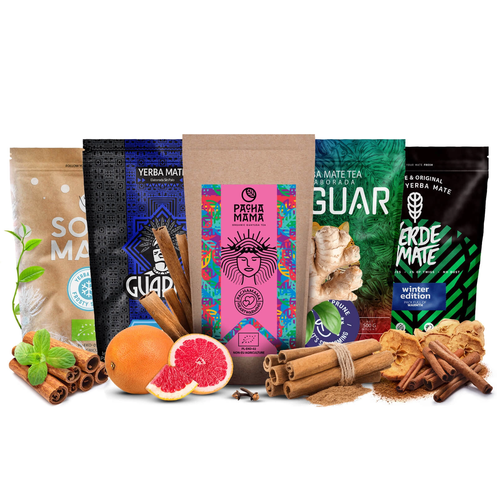 Yerba Mate + Guayusa Set – verschiedene Geschmacksrichtungen und Sorten ...